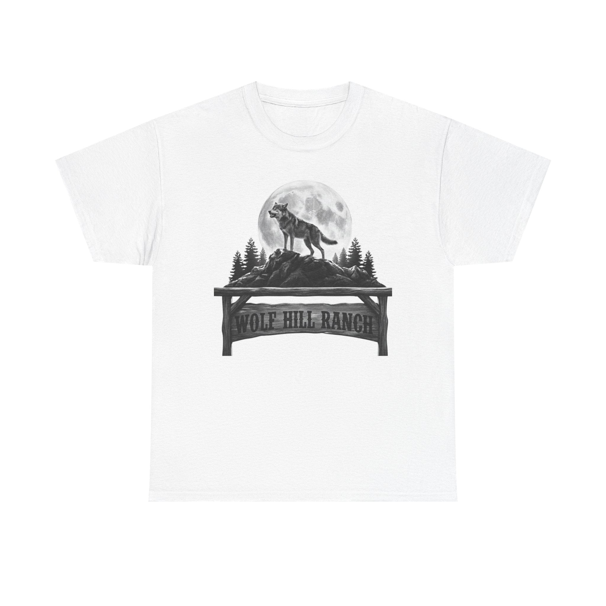Lone Howl Wolf Tee Full Moon Graphic TShirt Trendy TShirt – Wolf Hill ...