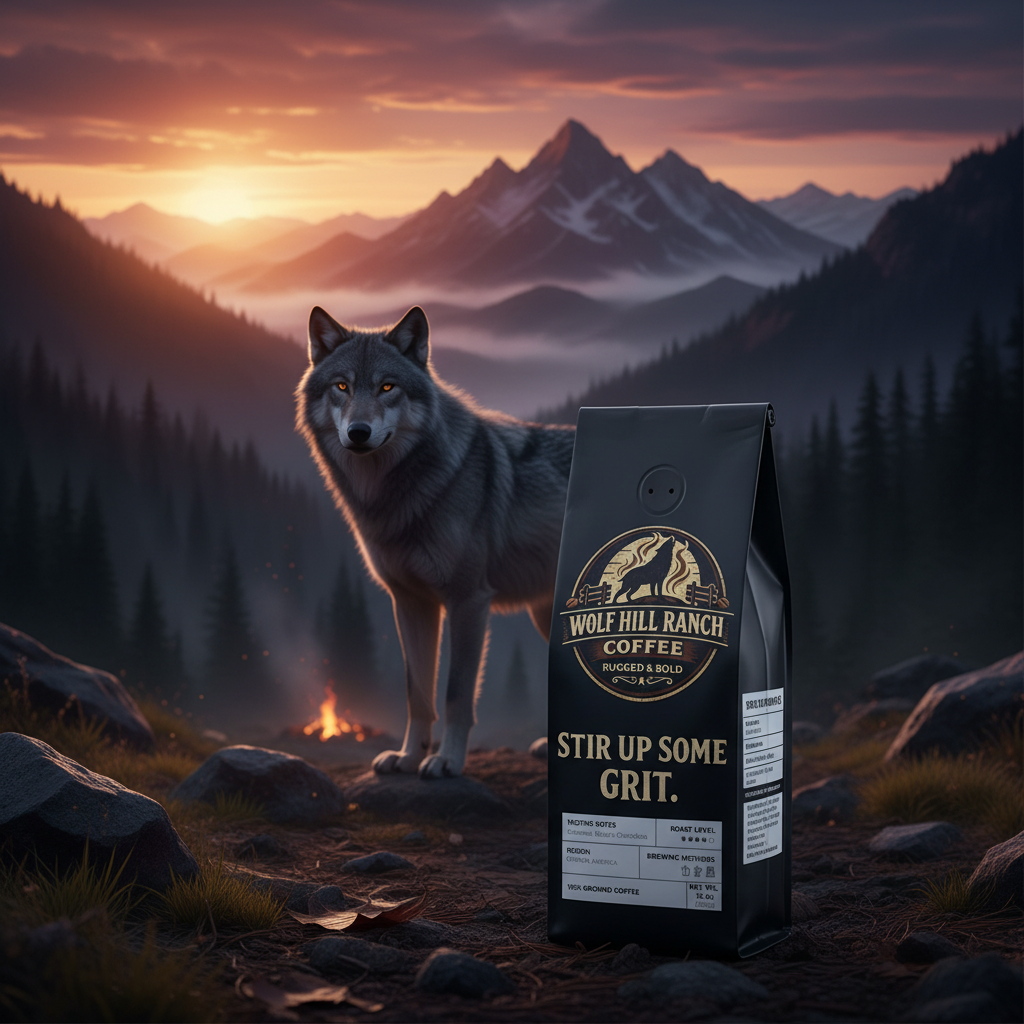 Wolf Hill Ranch Coffee-Wolf Blend (Medium-Dark Roast) – Wolf Hill Designs